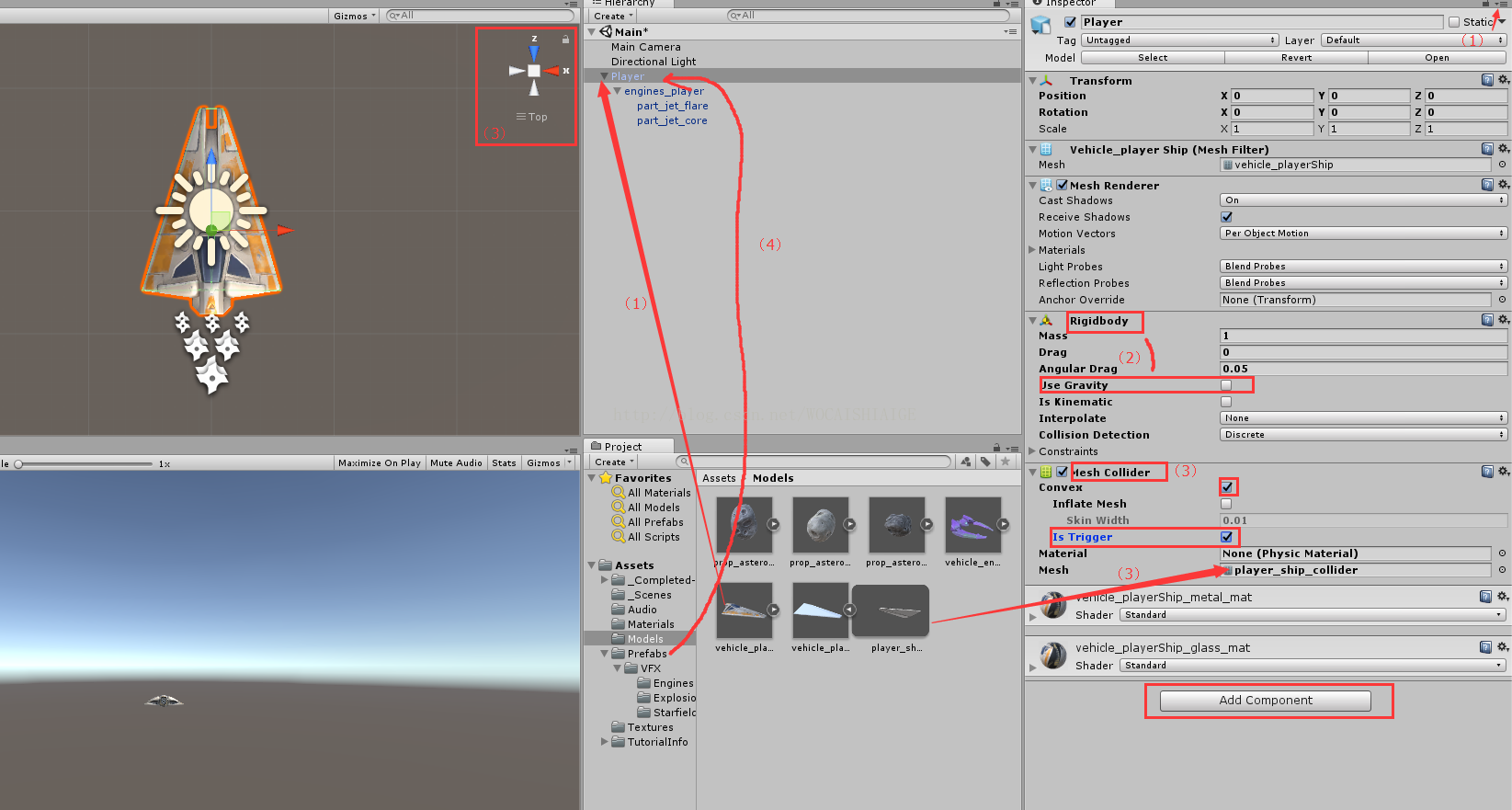 Unity 3d 官方教程——space Shooter学习记录 Unity Projects Space Shooter Csdn博客