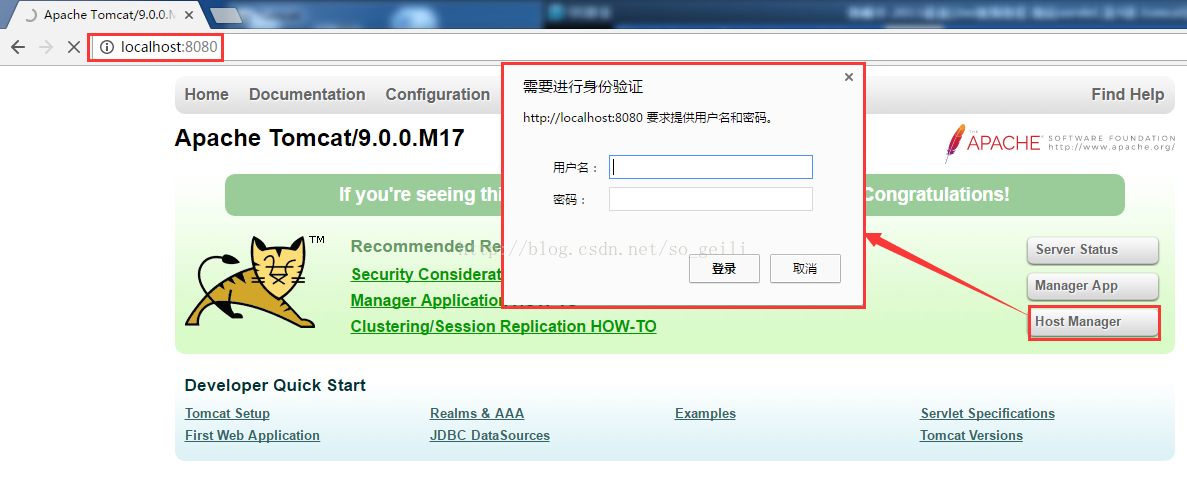 Tomcat 9访问 Host Manager Tomcat 9 Host Manager Csdn博客
