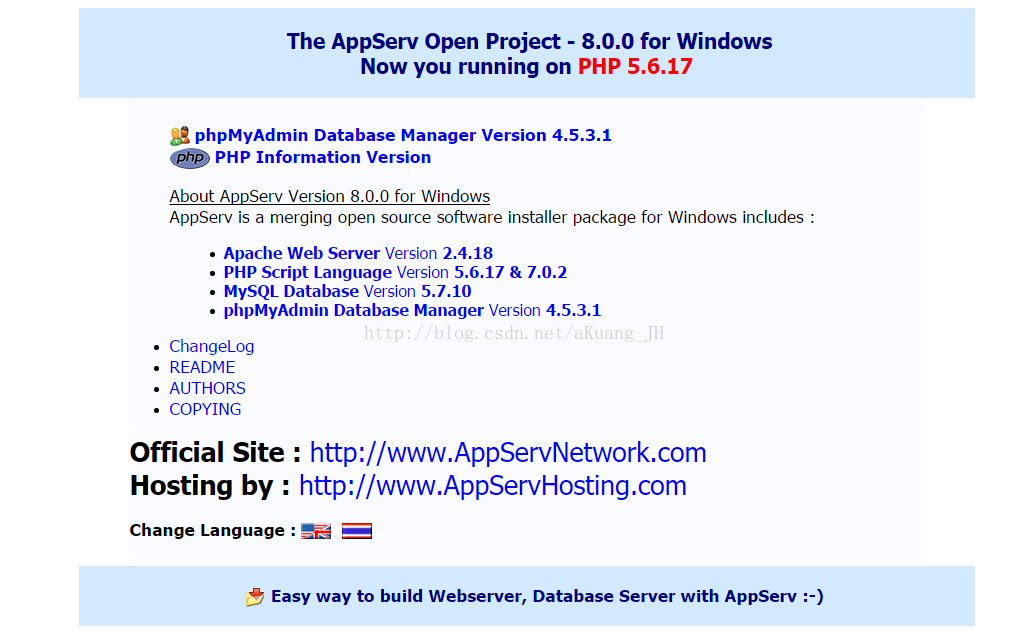 Dwcs6appserv快速搭建php环境 Csdn博客 