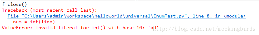 Python中的错误和异常处理python Catch Error Csdn博客 
