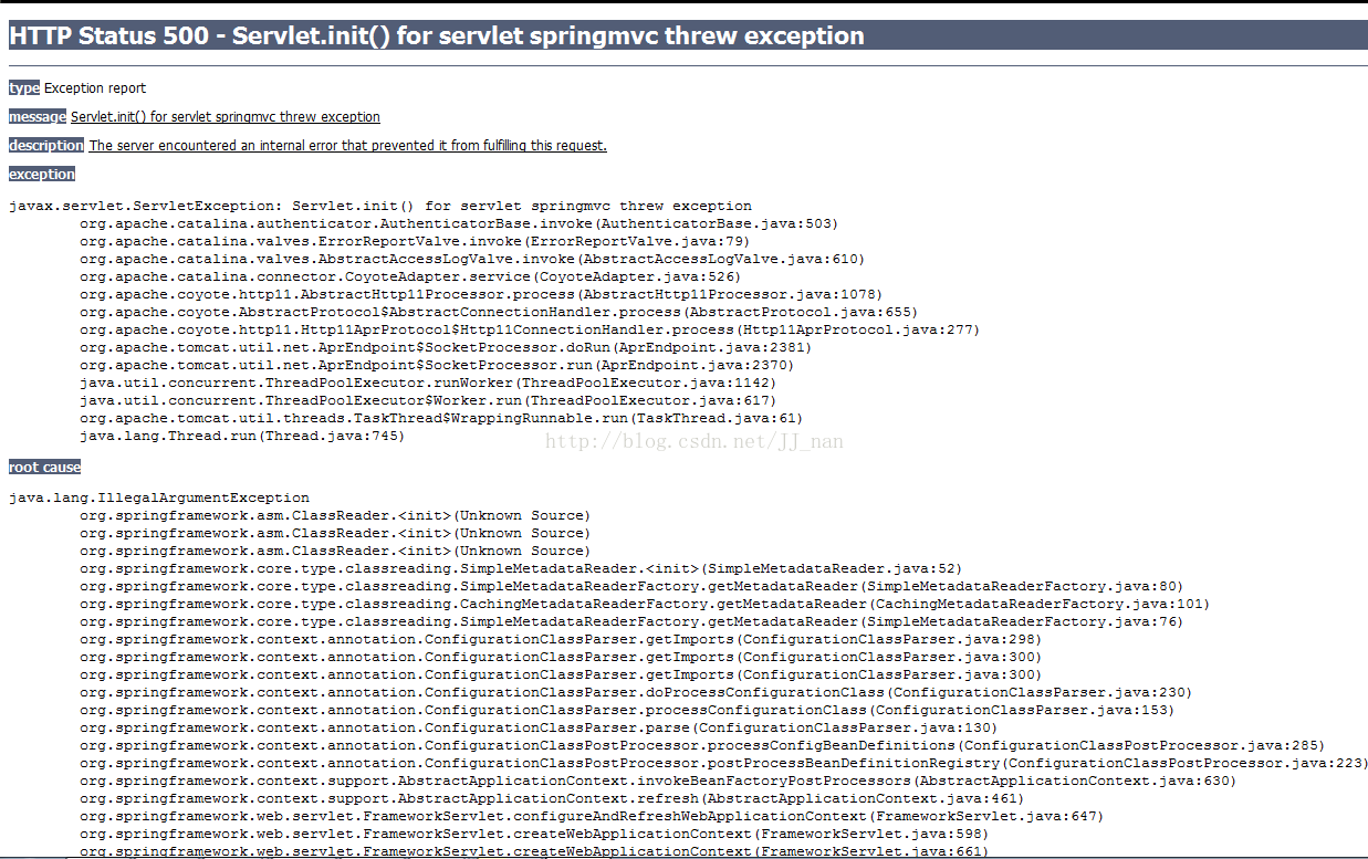 Java Lang Illegalargumentexception Illegalargumentexception Nan Csdn博客