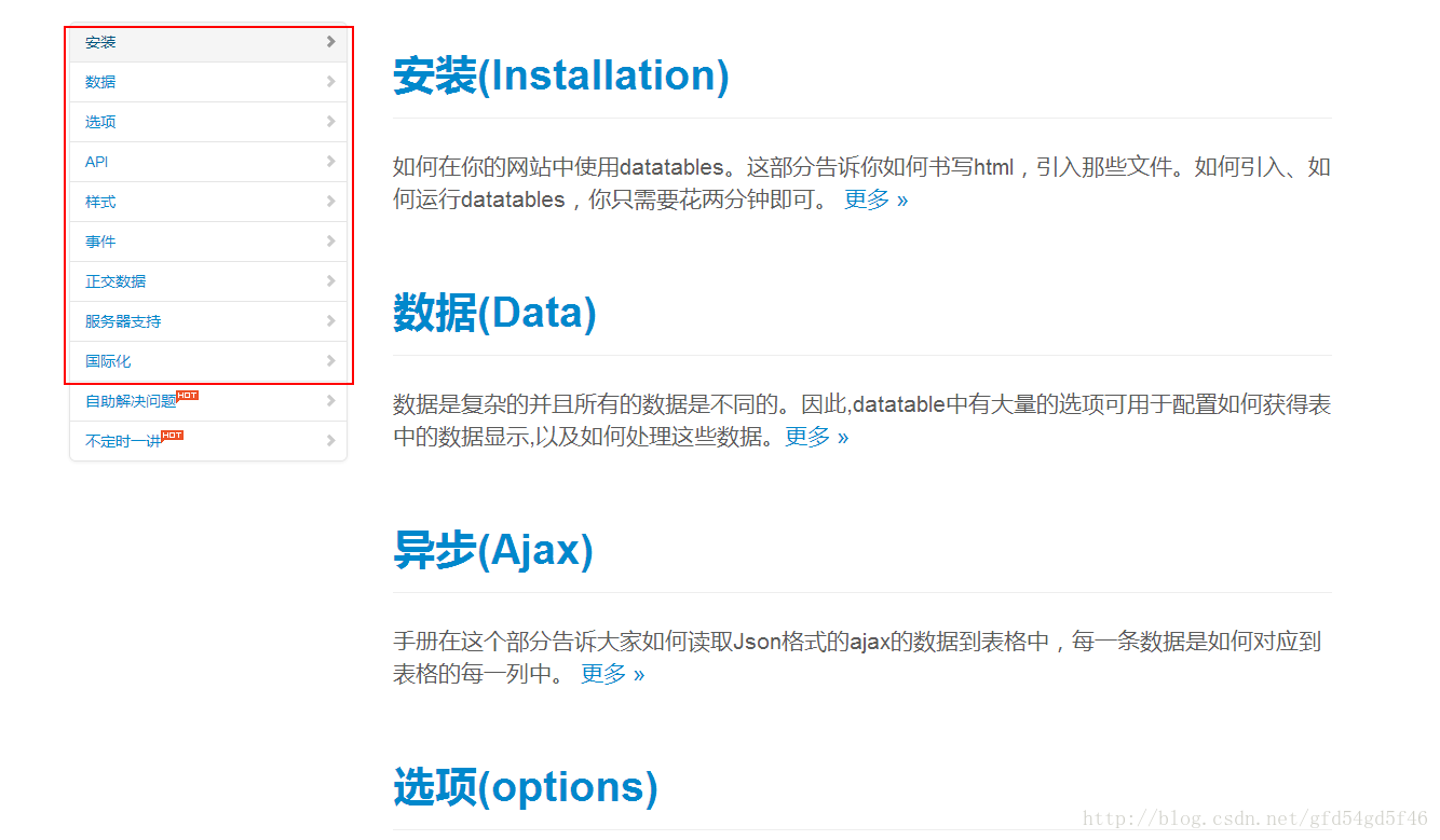 Datatables 插件入门 Csdn博客