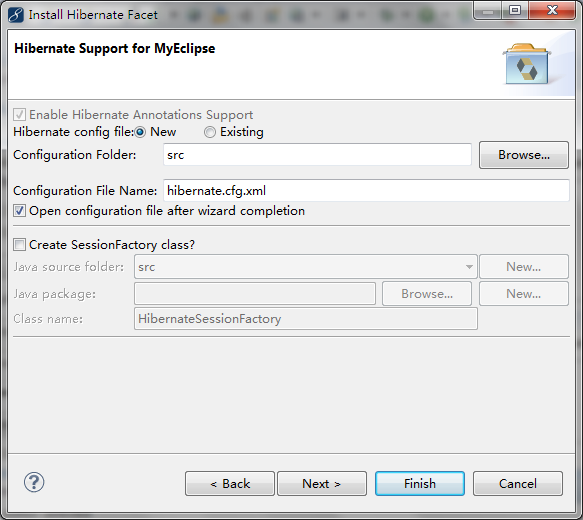 Hibernate 环境搭建安装install Spring Facet Folder Csdn博客