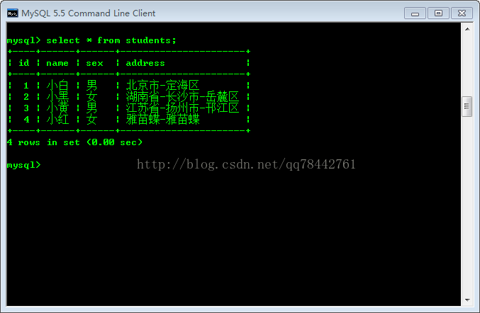 C C 使用select检索mysql中的数据 C Mysql Select Csdn博客