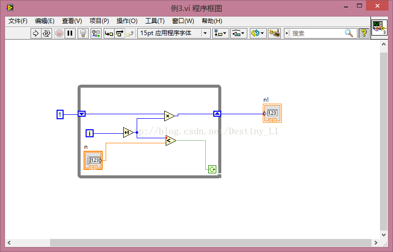 Labview中的while循环应用示例labview用while循环求n Csdn博客 