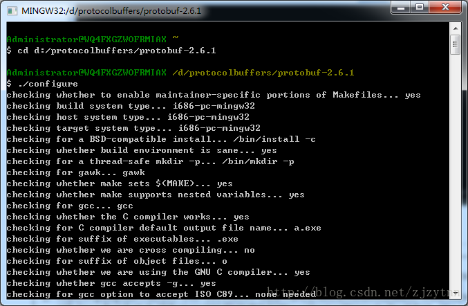 Qt中使用protocol Buffers（一）：使用qt的mingwmsys编译protocol Buffers V261qt Msys Csdn博客 