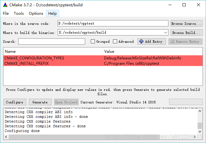 Cmake工具使用简明教程（基于命令行和gui，编译到windows和linux双平台）linux中cmake Gui Csdn博客 2319
