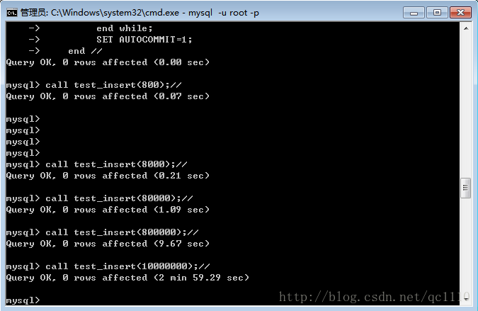 Mysql 插入百万级数据 简单靠谱的方法mc94lee的博客 Csdn博客mysql 百万级数据插入 
