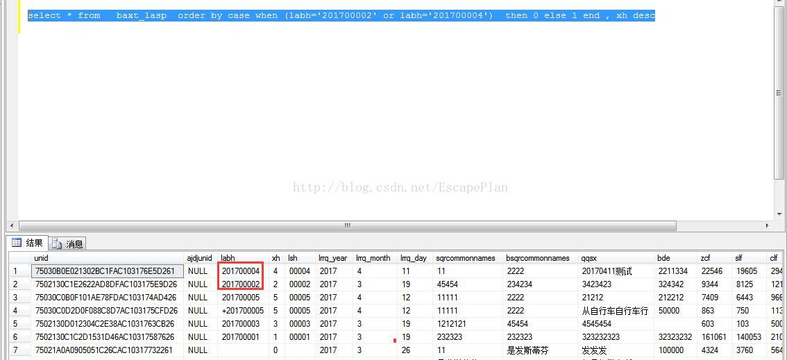 Sql查询出数据，按序号排序，并将一个或是多个特定的数据排在最前面sql 按照序号进行匹配少于某个序号的数据 Csdn博客 