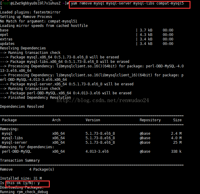 【阿里云服务器】在centos6 5上安装与配置mysql Centos 6 5 Mysql Daemon Failed To Start Csdn博客