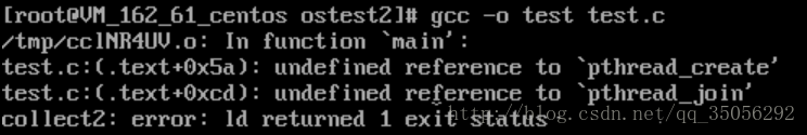 Linux下 Undefined Reference To ‘pthread Create 问题解决 Undefined Reference