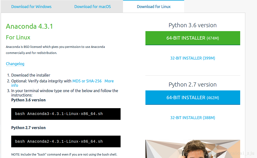 Ubuntu1404 Anconda2 Python2 7 Tensorflow1 0安装 Anaconda2 Python2。7下载ub