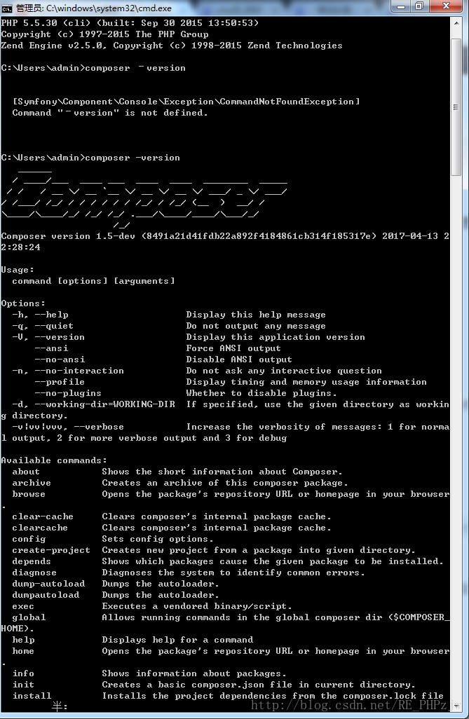 【laravel】laravel的下载and安装 Csdn博客 
