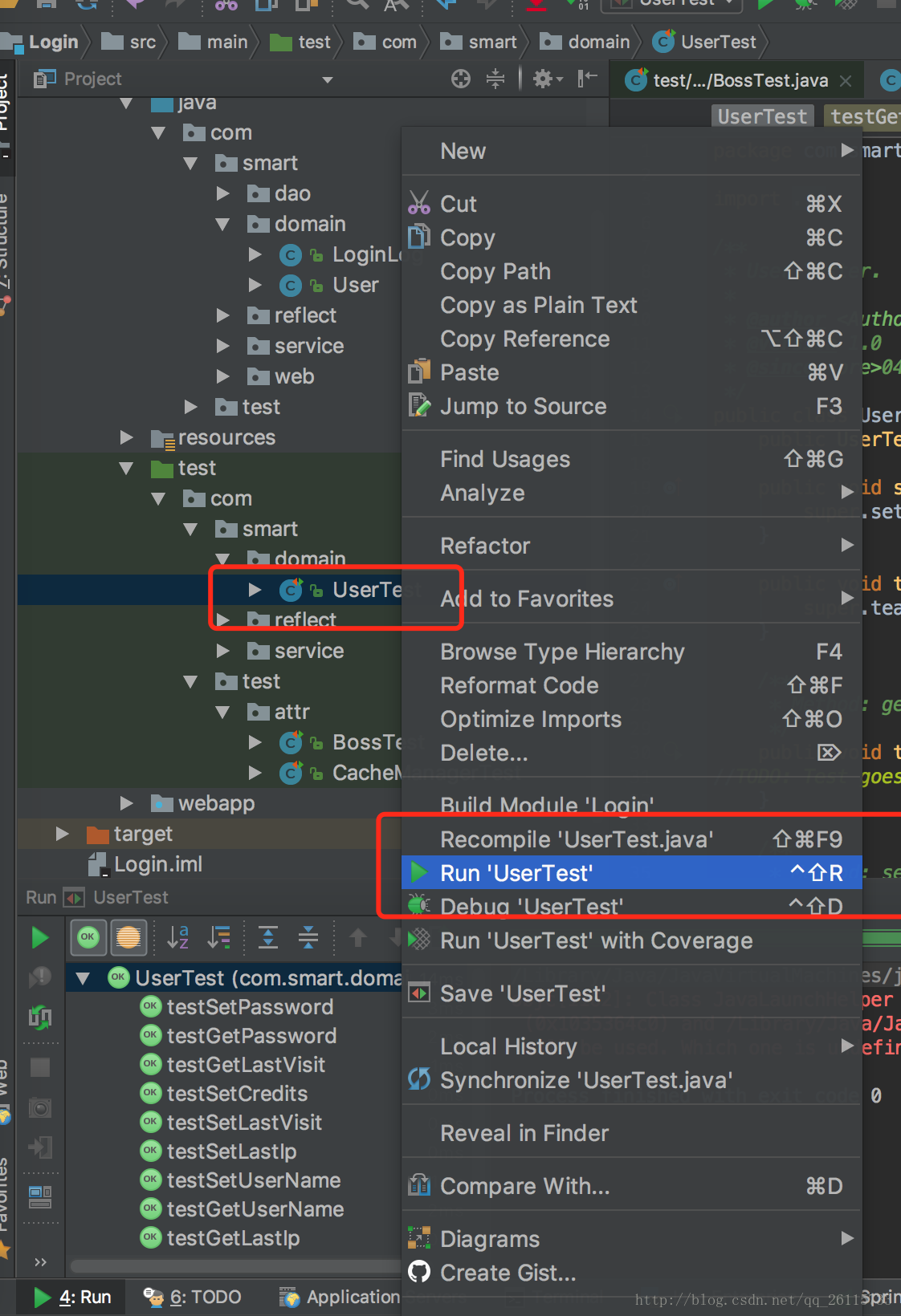 Idea 配置junit 并自动生成test文件夹和类 Idearun Test文件夹吗 Csdn博客