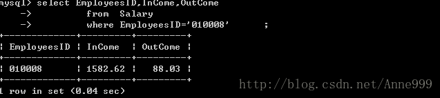 Mysql Select 语句与查询实践 Csdn博客 