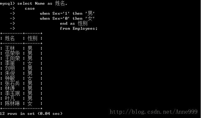 Mysql Select 语句与查询实践 Csdn博客 
