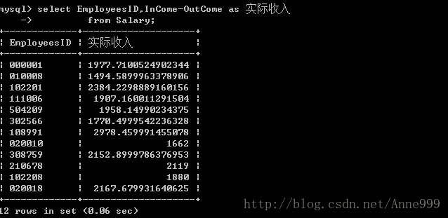 Mysql Select 语句与查询实践 Csdn博客 