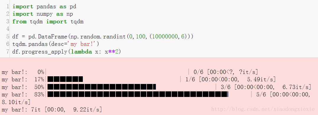 Tqdmpython可扩展进度条pyspark Tqdm Csdn博客 