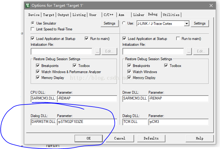 Mdk5keil仿真调试程序报错 Error 65 Access Violation At 0x40021000 No Write Permission Csdn博客 