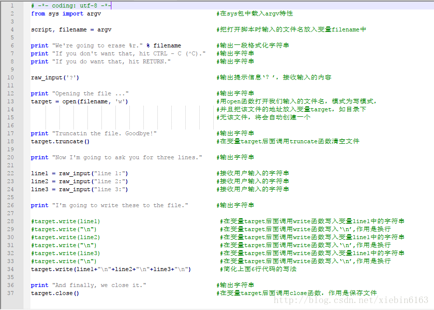 Learn The Python In Hard Way习题16~20的附加习题python英文题库 Csdn博客 