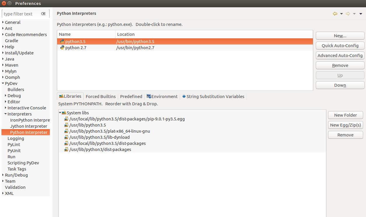Buntu系统下python27和python35版本切换，更改系统和eclipse中python默认版本ubuntu Python27换35 Csdn博客