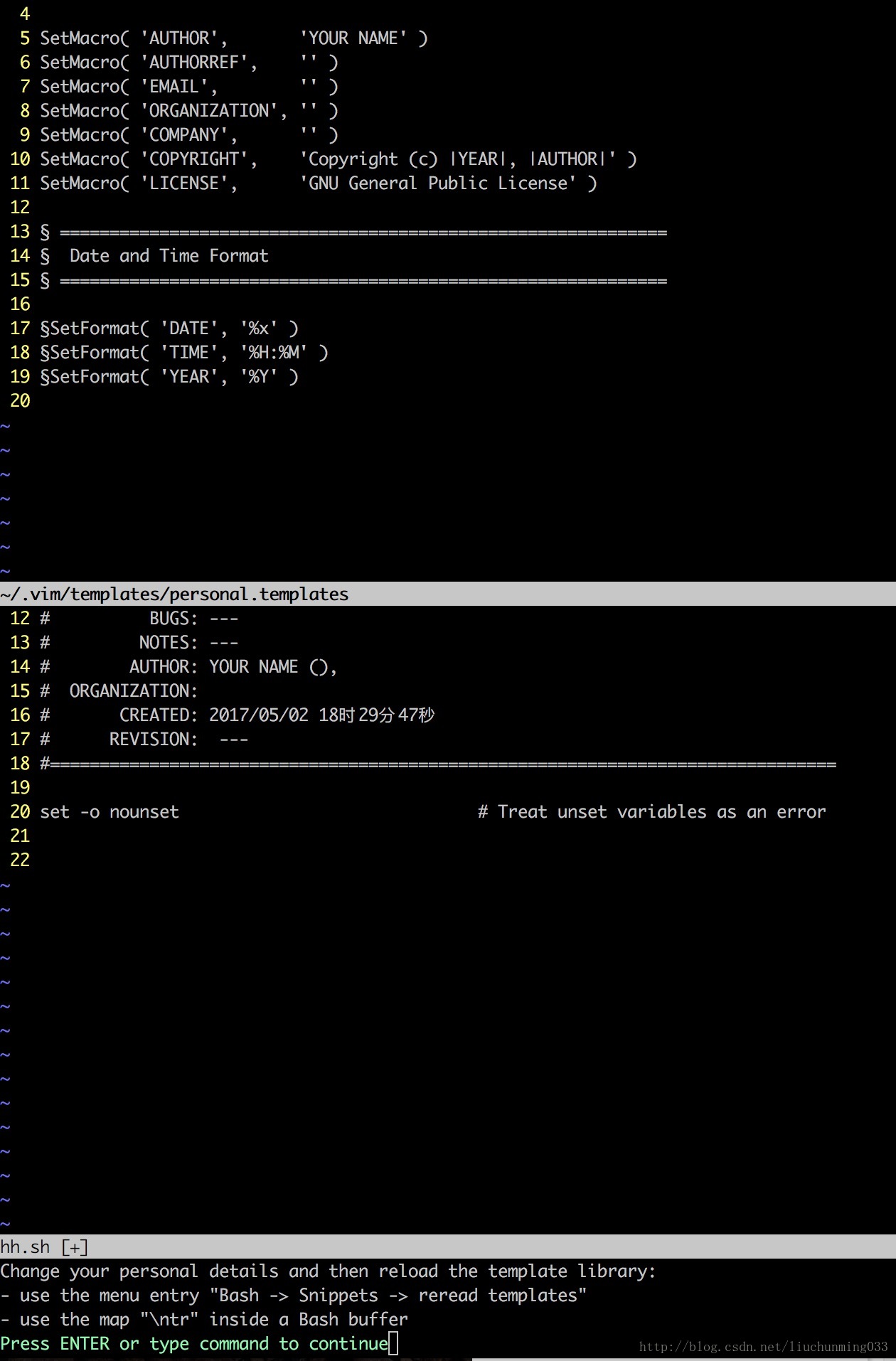 将vim编辑器打造成bash Shell脚本idemac 将纯文本文稿改变为shell脚本 Csdn博客 