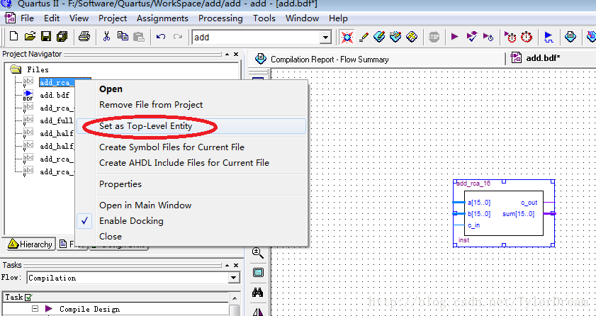 Quartus Ii 之常见问题（一）error 12061 Cant Synthesize Current Design 