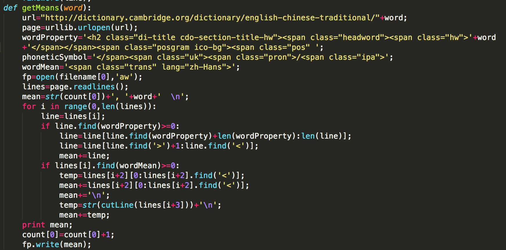 Python学习第四篇：利用python抓取英语单词python提取英文单词 Csdn博客 