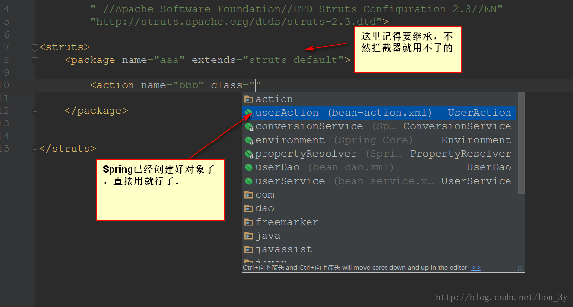 Spring第四篇【intellij Idea环境下、struts2和spring整合】 Idea Struts2 Spring Csdn博客