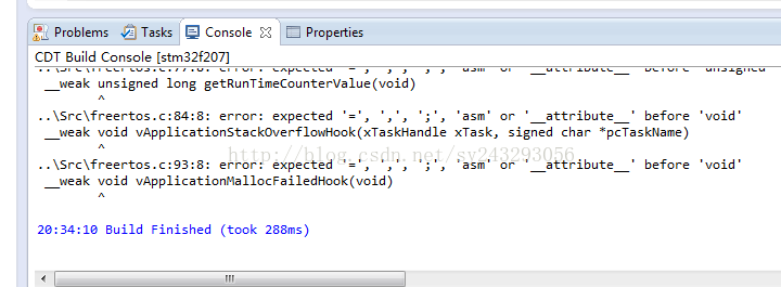 Stm32cubemx生成基于eclipse的gcc工程（二）（移植freertos操作系统） Freertos Eclipse 移植 Csdn博客