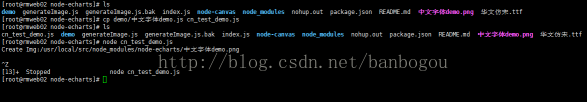 Centosredhat安装node Echarts后台生成echarts图片，中文不乱码 Csdn博客 