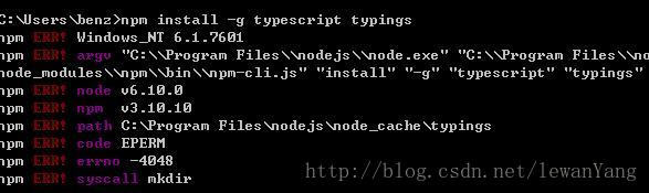 Npm Install 安装软件出现 Operation Not Permitted Mkdir 解决办法mkdir Arc Operation Not Permitted Csdn博客 