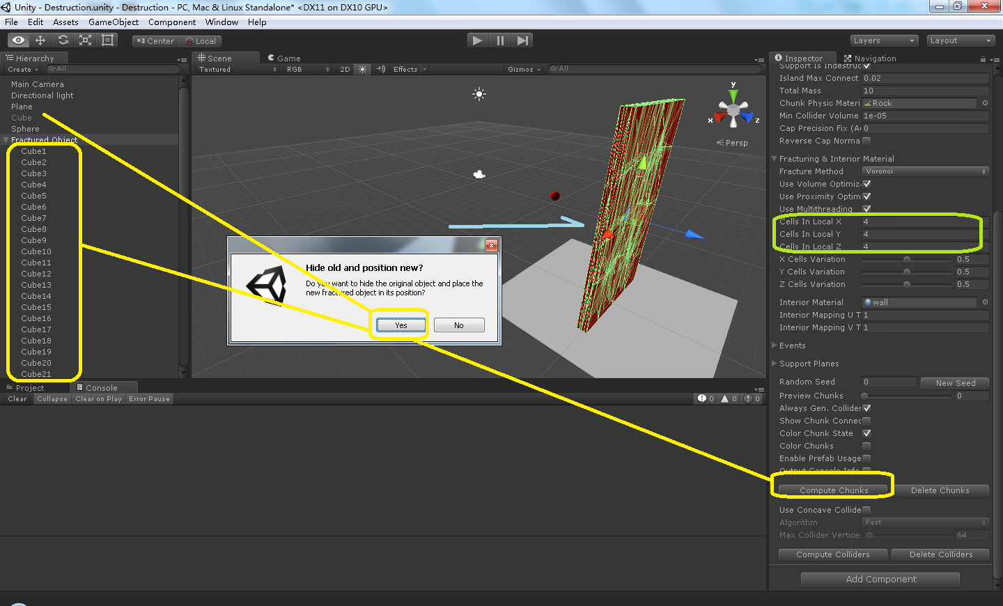 【Fracturing & Destruction】Unity3D的物体爆裂、炸裂、碎裂效果_unity fracturing ...
