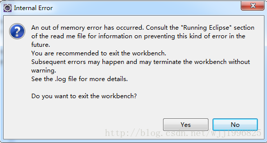 Eclipse 提示：an Internal Error Occurred During Building Workspace Gc Overhead Limit Exceeded 1271