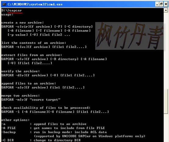SAPCAR的简易使用方法-CSDN博客