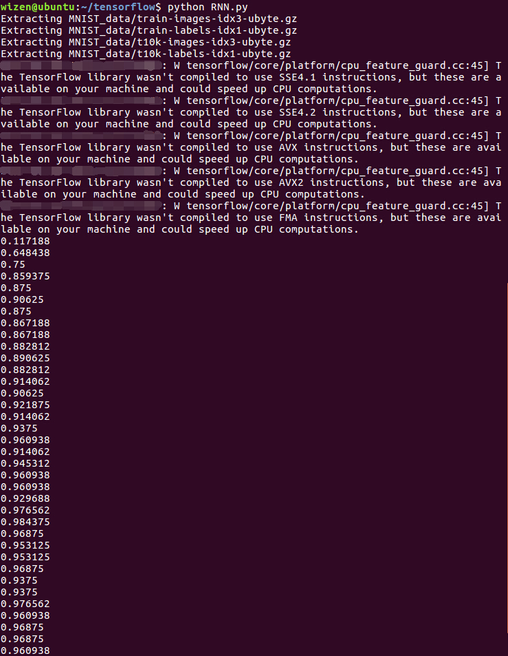 Tensorflow Ubuntu1604上安装及cpu运行tensorboard、cnn、rnn图文教程ubuntu安装tensorboard Csdn博客