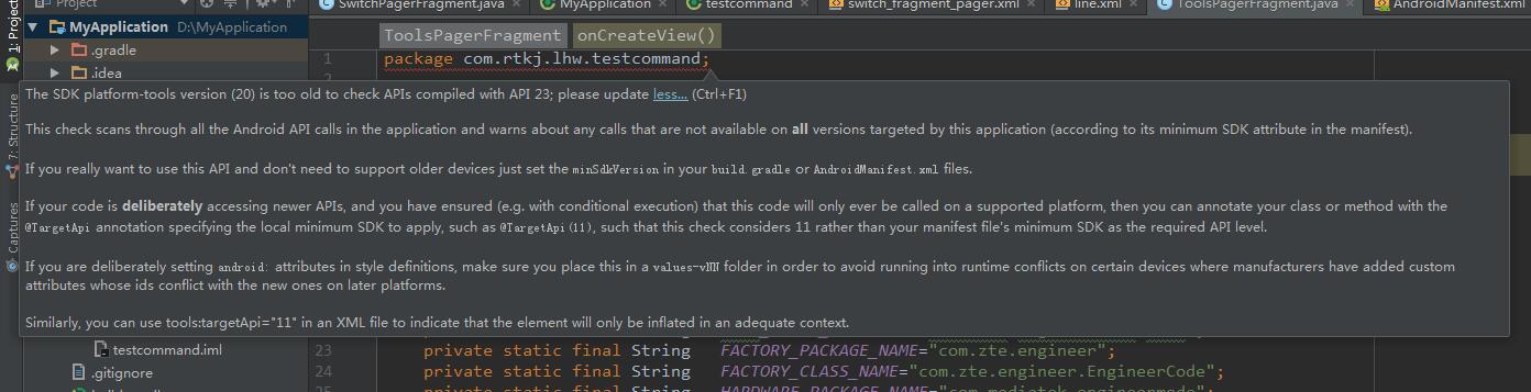 Android studio Error:Error: ' ' is not a valid resource name character ...