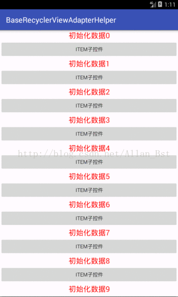 安卓recyclerview万能适配器之baserecyclerviewadapterhelper详解 Android