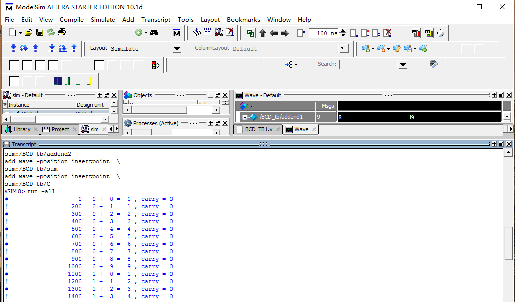 ModelSim仿真实例教程-CSDN博客
