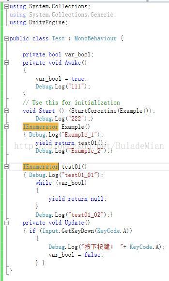 [unityandc ]协程实际案例 C 携程案列 Csdn博客