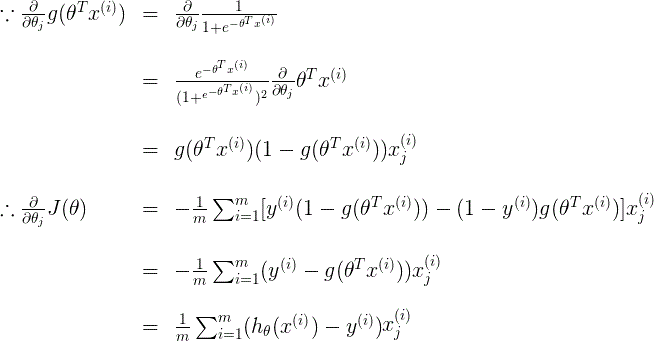 逻辑斯谛回归（代价函数，梯度下降） Logistic Regression Cost Function And Gradient Descent逻辑回归模型 Gradient 2266