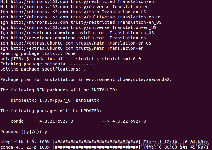 Ubuntu使用anaconda搭建simpleitk开发环境ubuntu安装simpleitk Csdn博客 