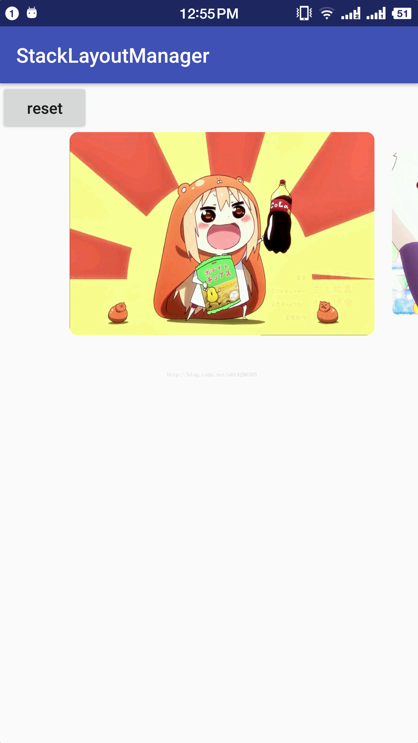 自定义layoutmanager实现android Pile Layout滑动卡片堆叠效果pilelayout Csdn博客 