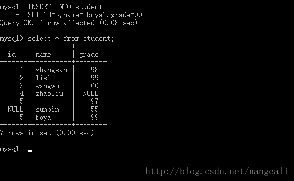 Mysql为表的指定字段添加数据mysql给一个字段添加数据 Csdn博客 