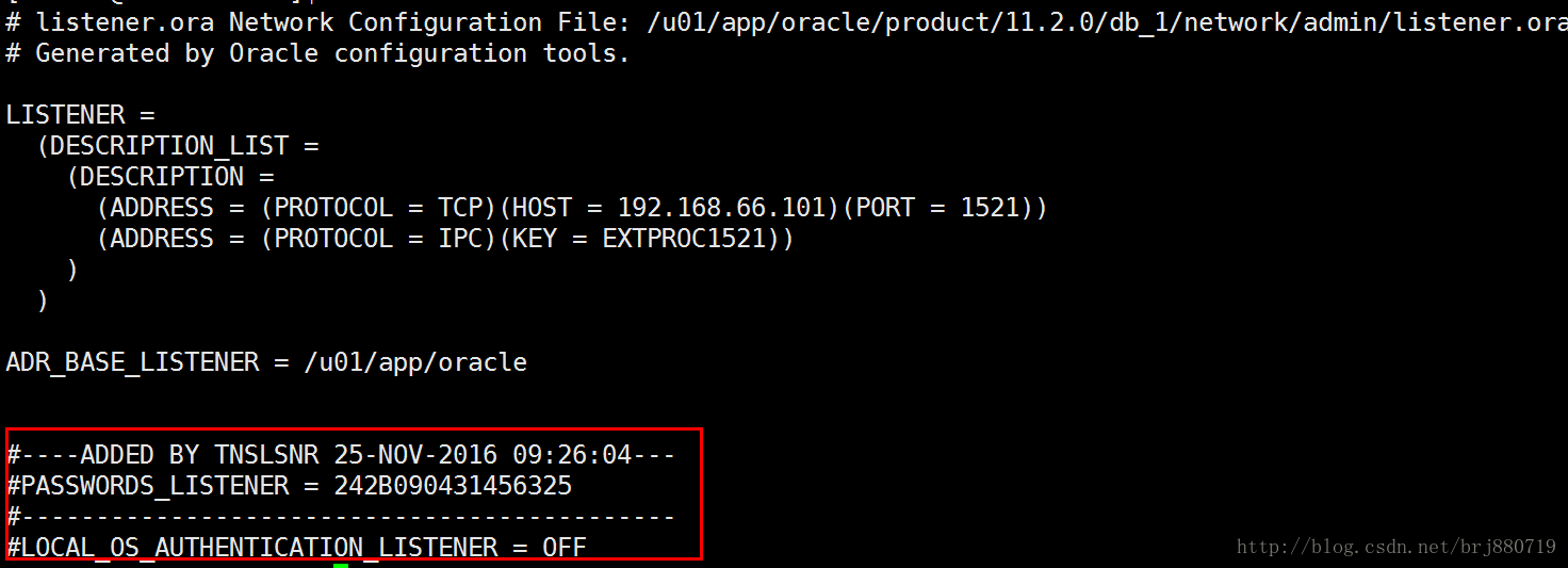 Oracle监听器密码设置问题 Csdn博客 