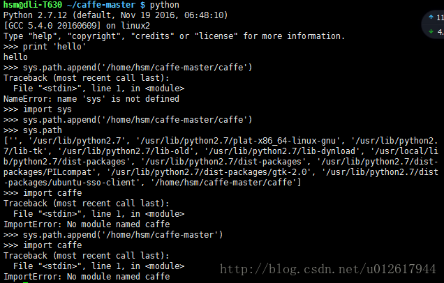 Importerror No Module Named Caffe 的解决方案 Csdn博客 