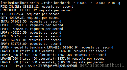 Redis集群性能测试工具redis Benchmark Redis 集群模式压测 Csdn博客