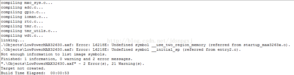 关于解决工程编译出现undefined Symbol Usetworegionmemory 和undefined Symbol Initialsp的问题 Csdn博客 7953