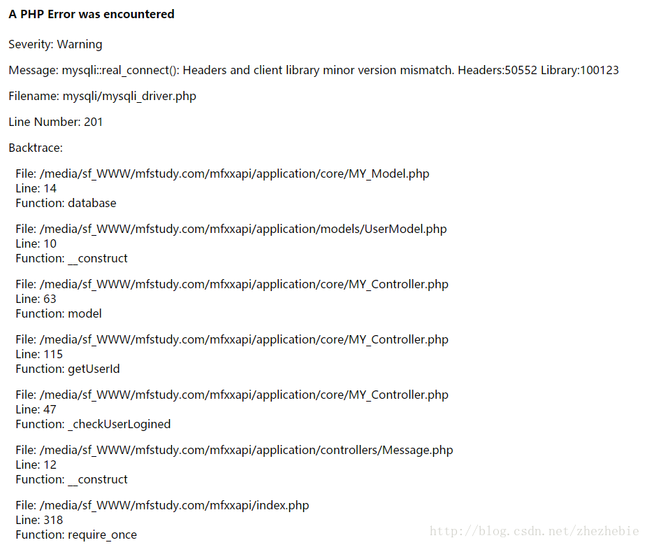 A Php Error Was Encountered Severity Warning Message Mysqlirealconnect Headers And 