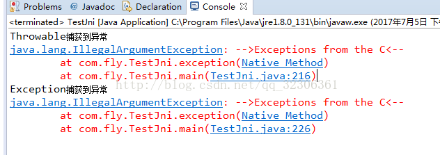 Jni异常捕获 Csdn博客